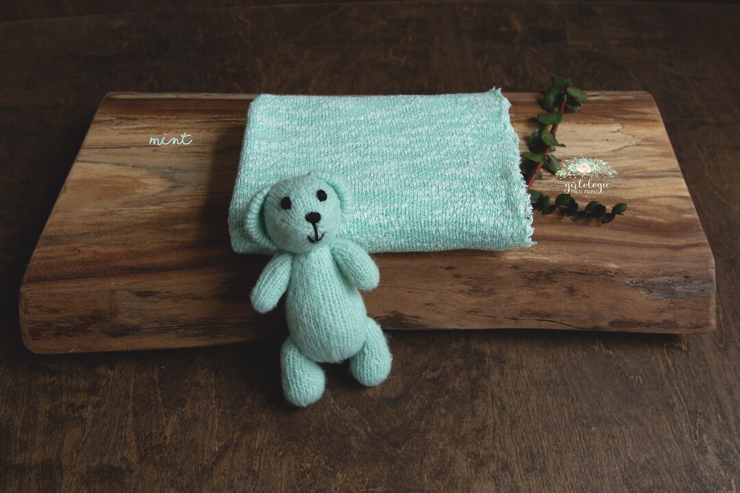 SALE * Newborn Fuzzy Teddy Bear Stuffie * Photo Prop Lovey * Matching ...