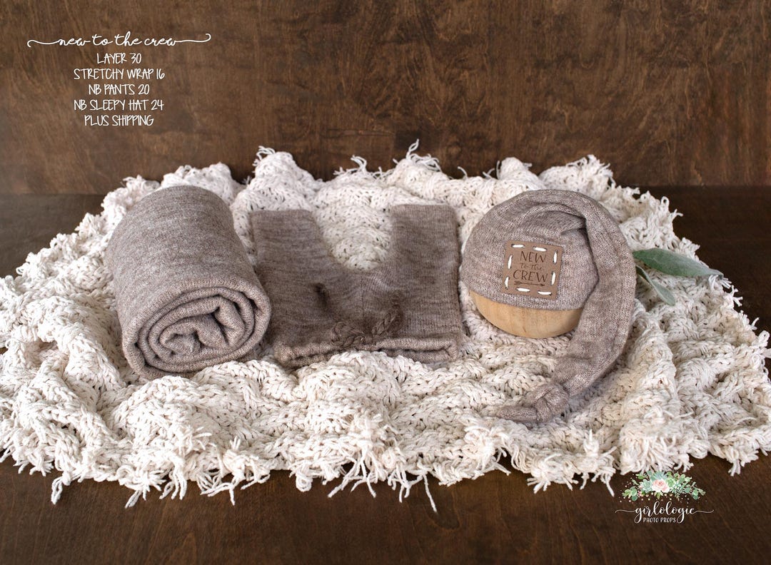 Newborn Pants * New to the Crew Sleepy Hat * Baby Photo Session ...