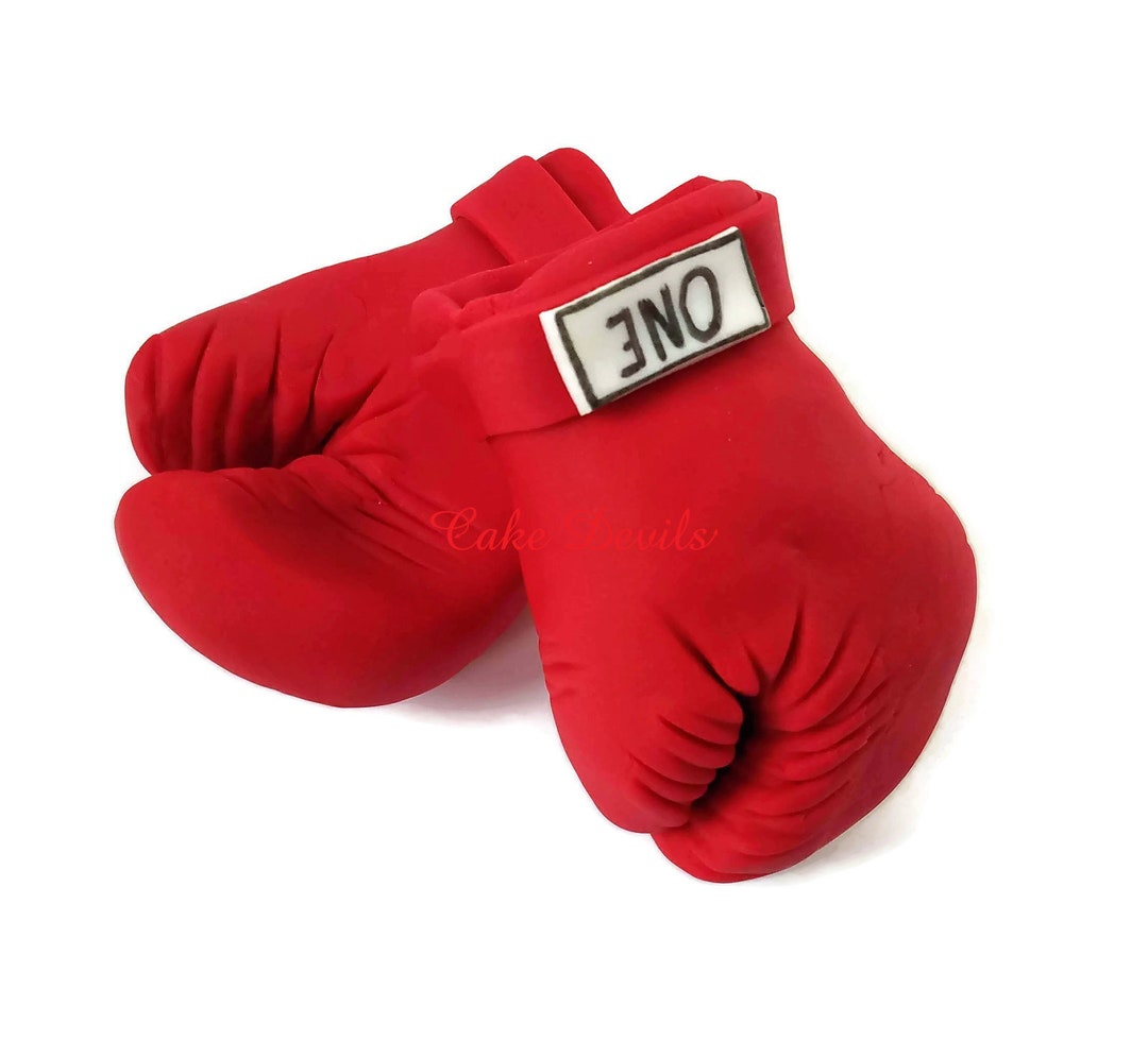 Boxing Gloves Cake Topper, Fondant, Boxing Gloves Cake Decorations ...