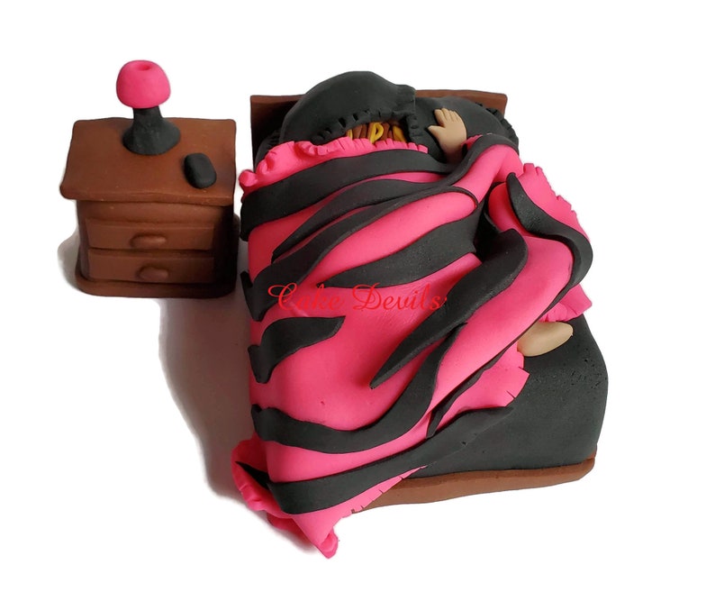 Messy Bed Cake Handmade Fondant Cake Toppers for Teenage Girl - Etsy