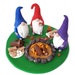 Fondant Gnomes Cake Topper Gnomes Cake Decorations Around a - Etsy