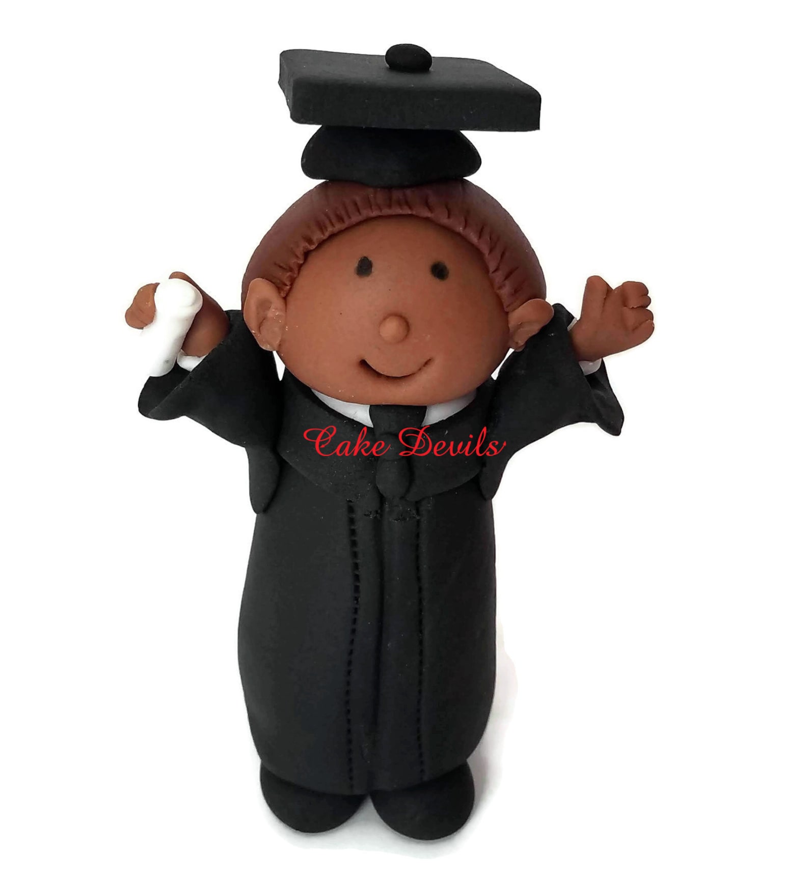 Graduation Boy Cake Topper or Fondant Graduation Girl - Etsy