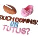 Tutus or Touchdowns Fondant Gender Reveal Cake Toppers, Fondant ...