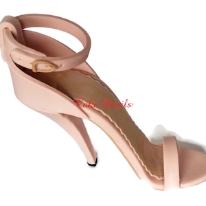 High Heel Shoe Cake Topper, Fondant Stiletto Sandal, Handmade Gumpaste ...