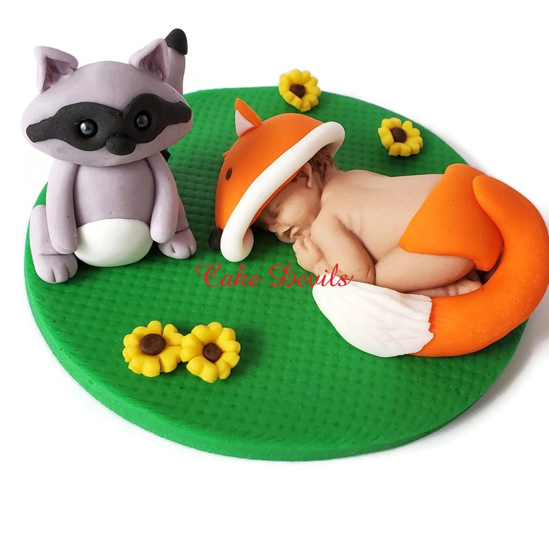 Raccoon Cake Topper - Etsy