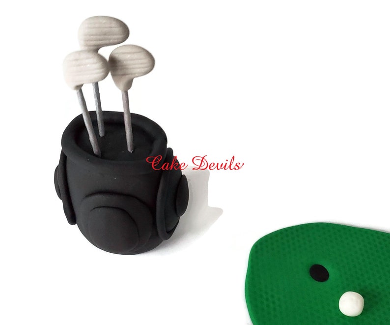Fondant Golf Cake Toppers Golf Bag Golf Clubs Golf Balls - Etsy