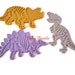 Fondant Dinosaur Fossil Cake Toppers Jurassic Dinosaur Fossil - Etsy