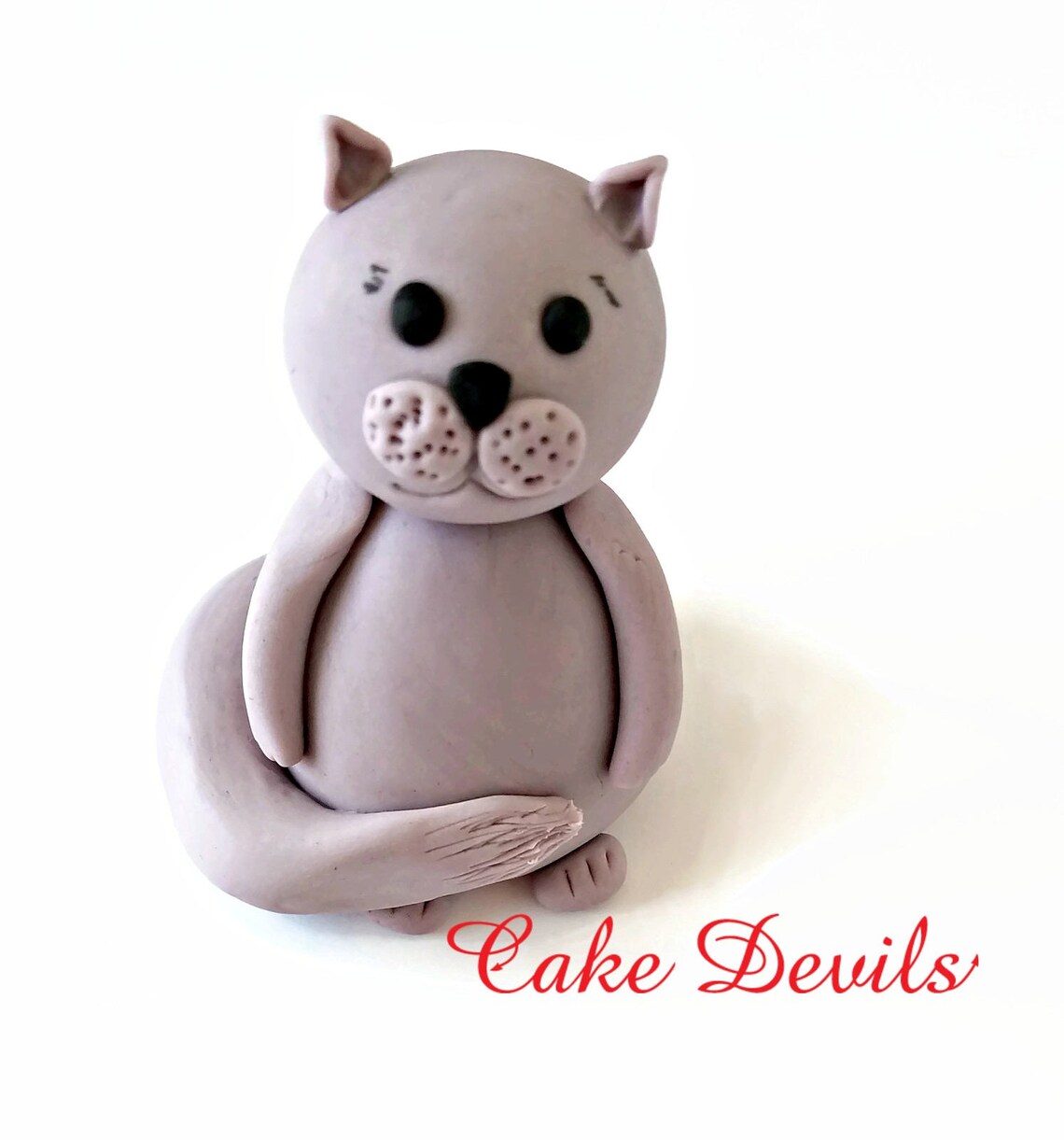 Fondant Cats Cat Cake Toppers Yarn Mouse Birthday Cake - Etsy