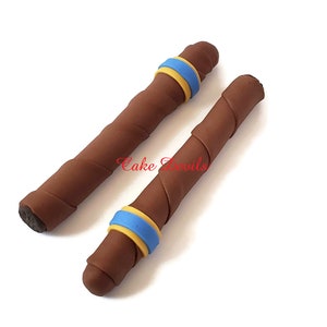 Fondant Men's Fedora Hat Cake Topper, Fondant Cigars, Fondant Dominoes ...