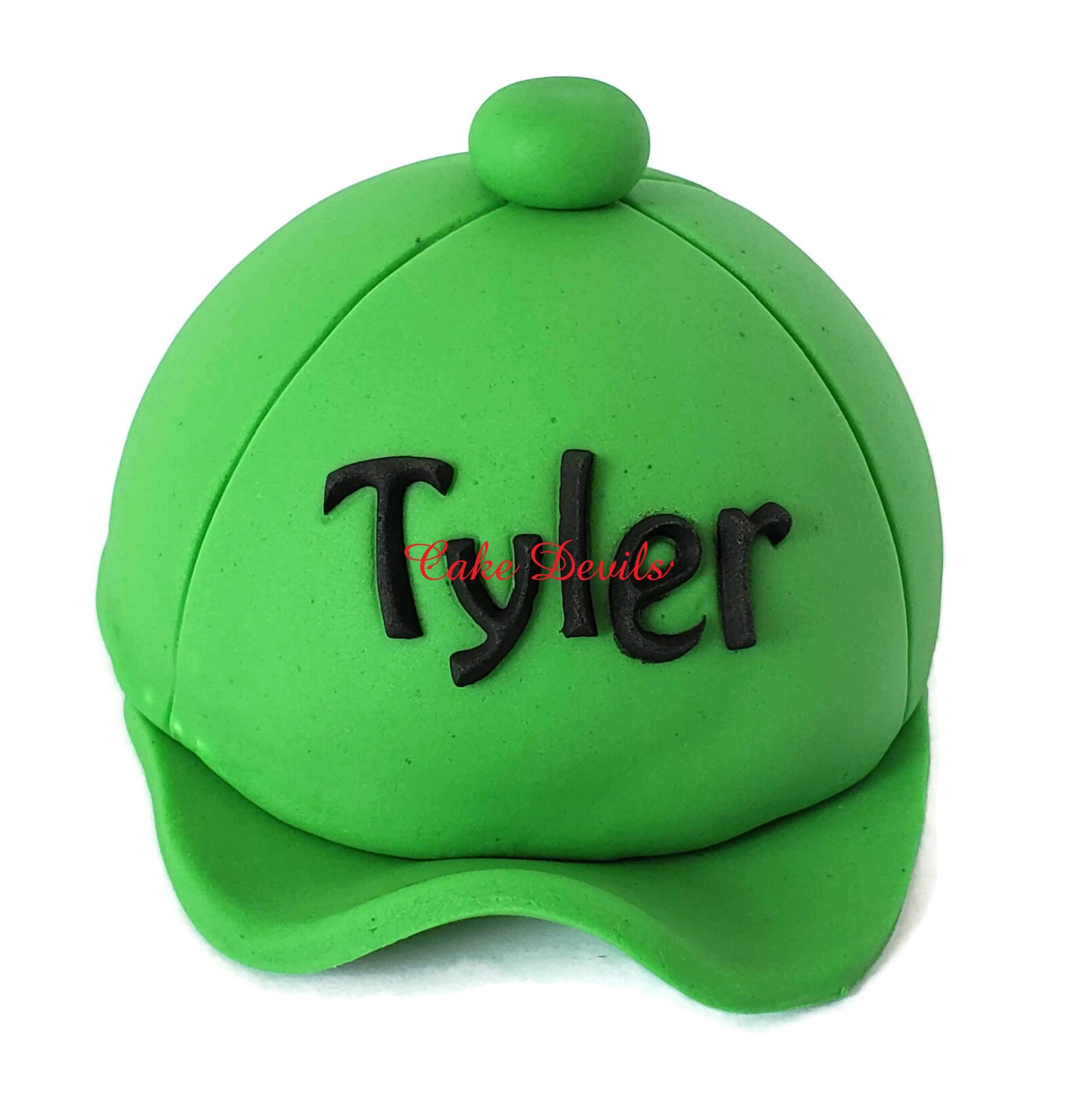 Fondant Baseball Cap Cake Topper, Baseball Hat Cake Decorations ...