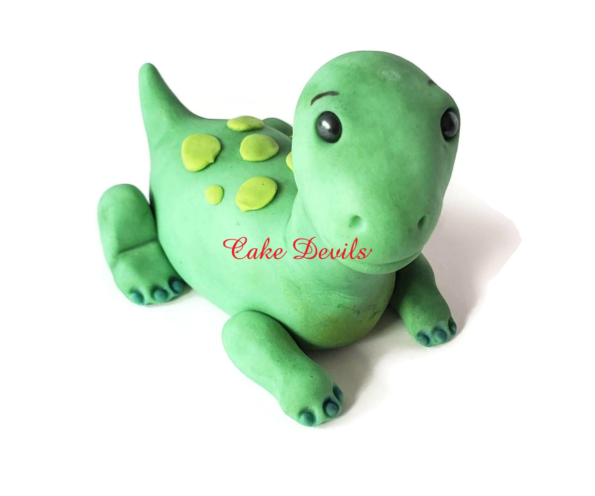 Fondant Brontosaurus and Spinosaurus Dinosaur Cake Toppers | Etsy