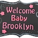 Personalized Fondant Plaque / Banner for Cake, Sign for Cake, Happy ...