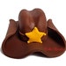 Cowboy Hat Cake Topper Handmade Edible Fondant Cowgirl Hat - Etsy