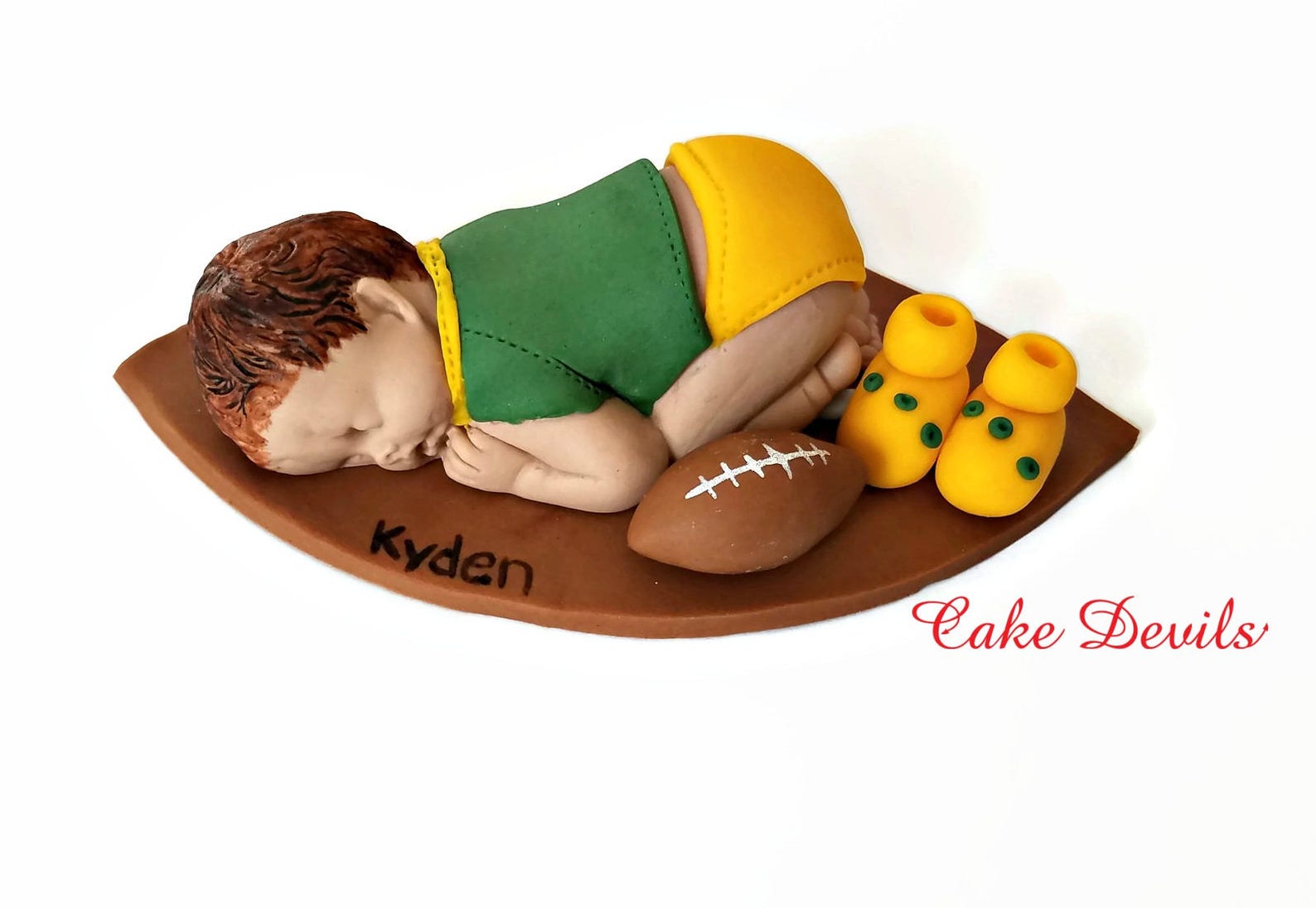 Fondant Baby Boy Fondant Cake Topper Sleeping Baby Shower - Etsy
