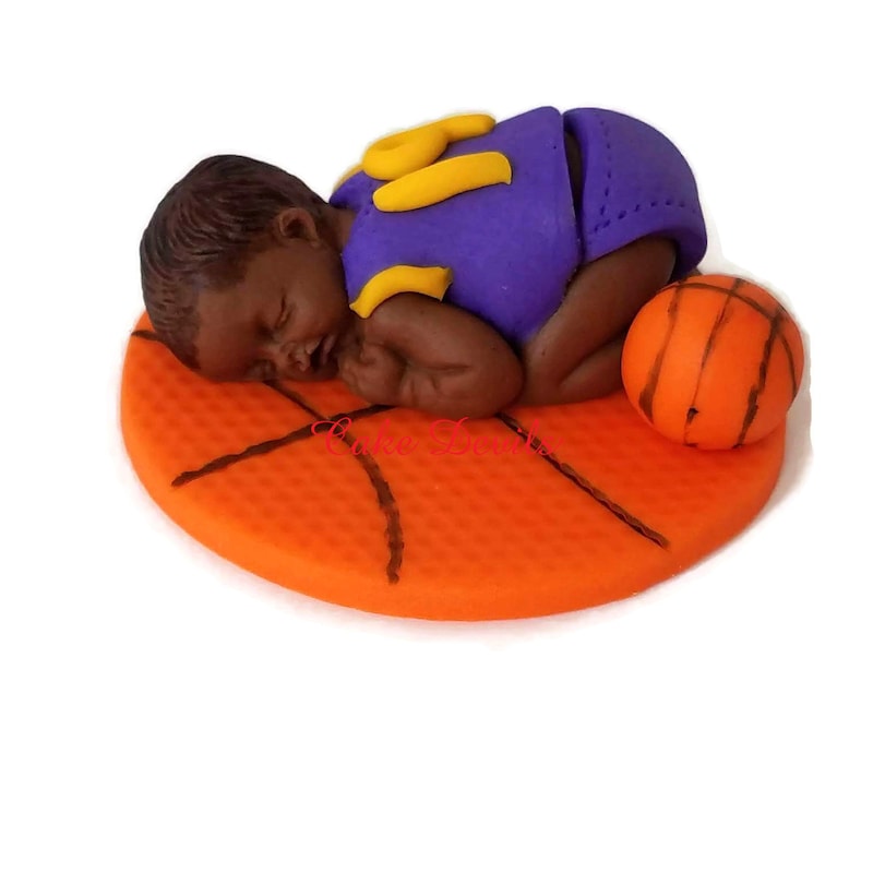 Basketball Cake Topper - Etsy