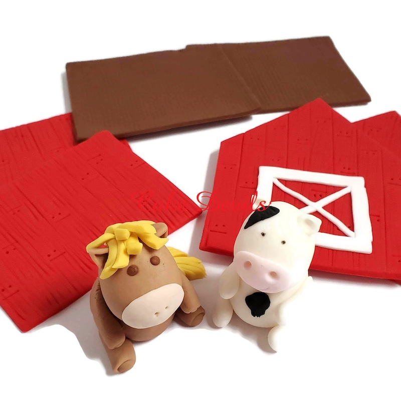 Fondant Farm Animals - Etsy