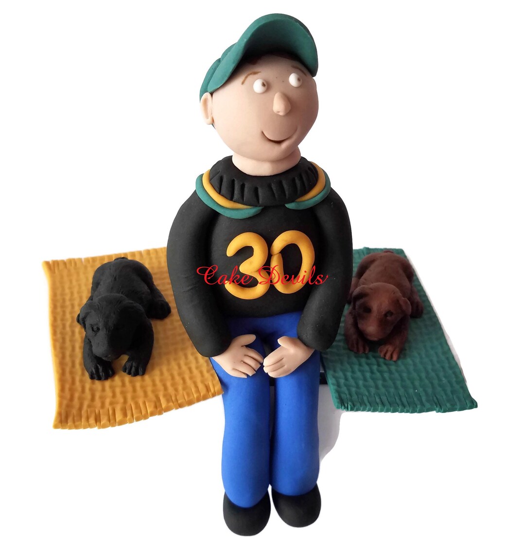 Fondant Man or Woman Cake Topper, Perfect to Sit on Your Cake! Handmade ...