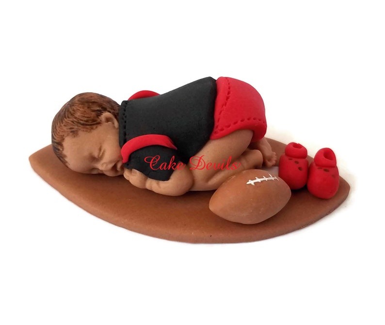 Fondant Baby Boy Fondant Cake Topper Sleeping Baby Shower - Etsy