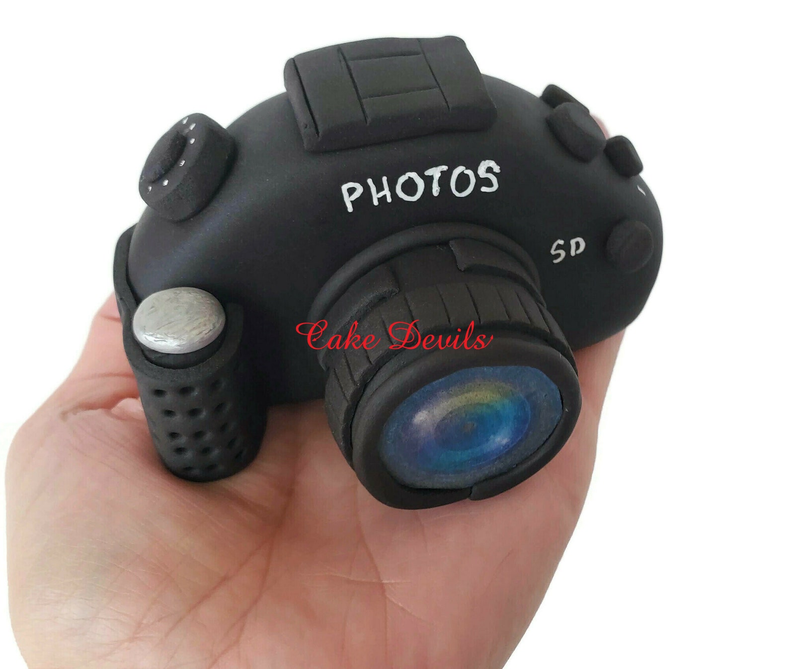 Fondant Camera Cake Toppers DSLR Cake Decoration Great for a | Etsy