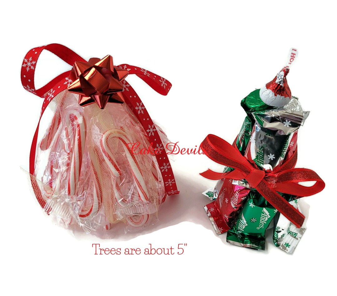 Christmas Candy Trees Chocolate Mint Candy Bar Christmas - Etsy