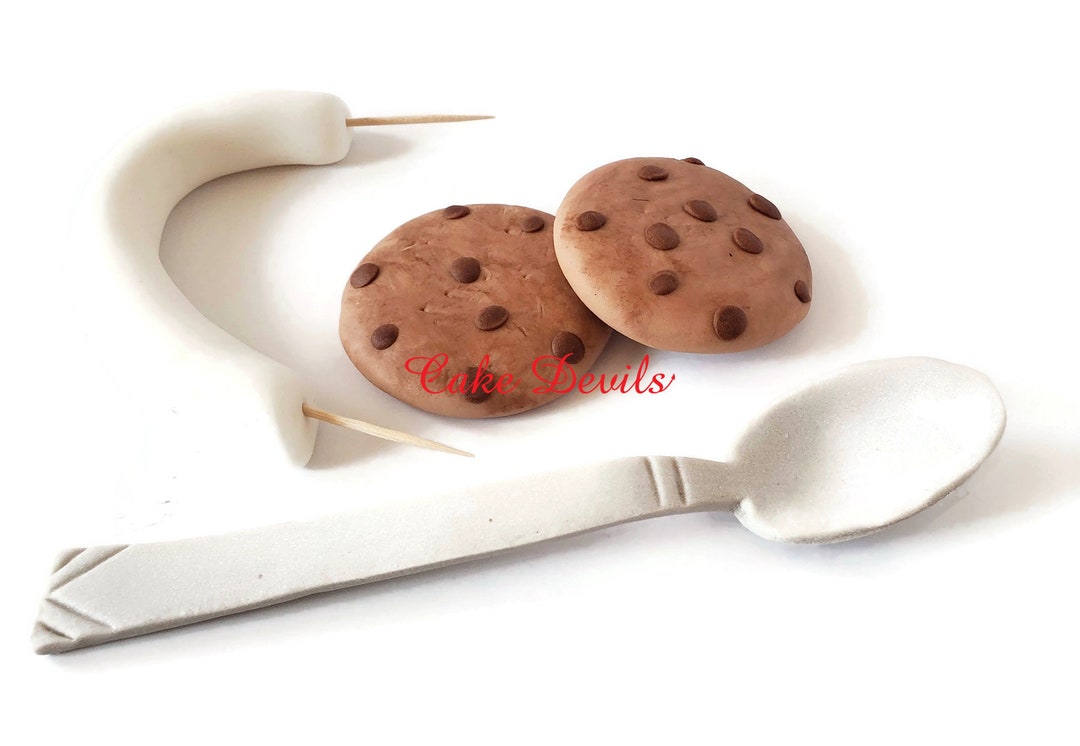 Fondant Handle for Coffee Mug Cake, Fondant Cookie Cake Toppers ...