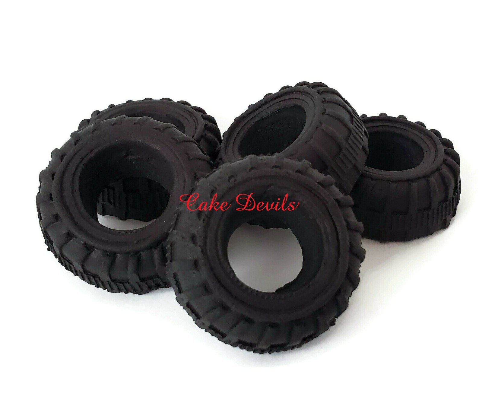Fondant Tire Cake Decorations Edible Tires for Car or Truck | Etsy