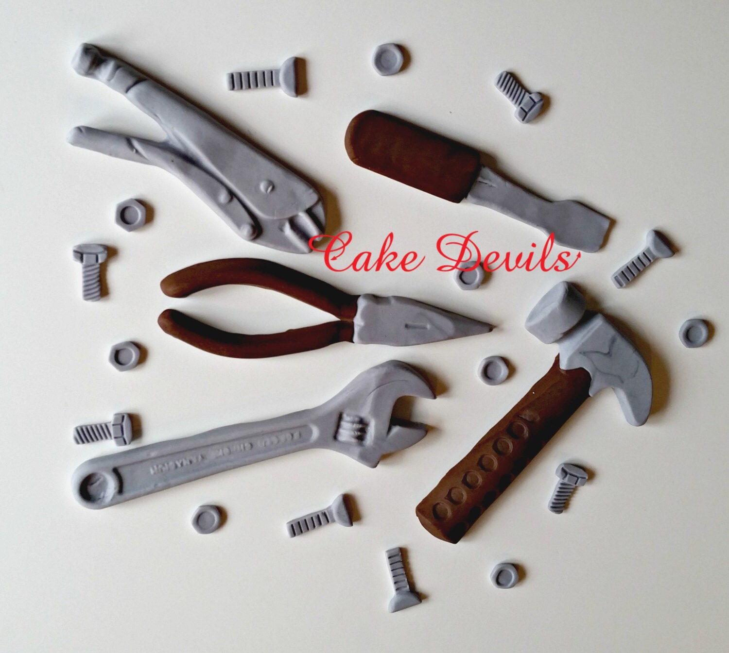 Tools Cake Toppers Hammer Screwdriver Wrench Tools Cake - Etsy.de
