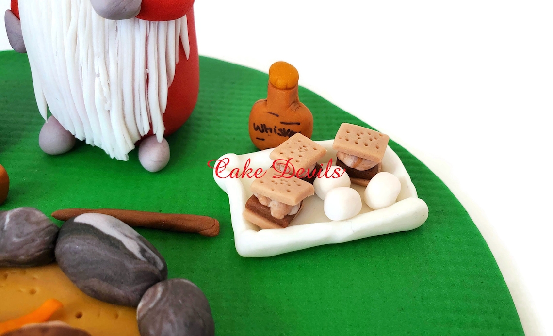 Fondant Gnomes Cake Topper Gnomes Cake Decorations Around a - Etsy