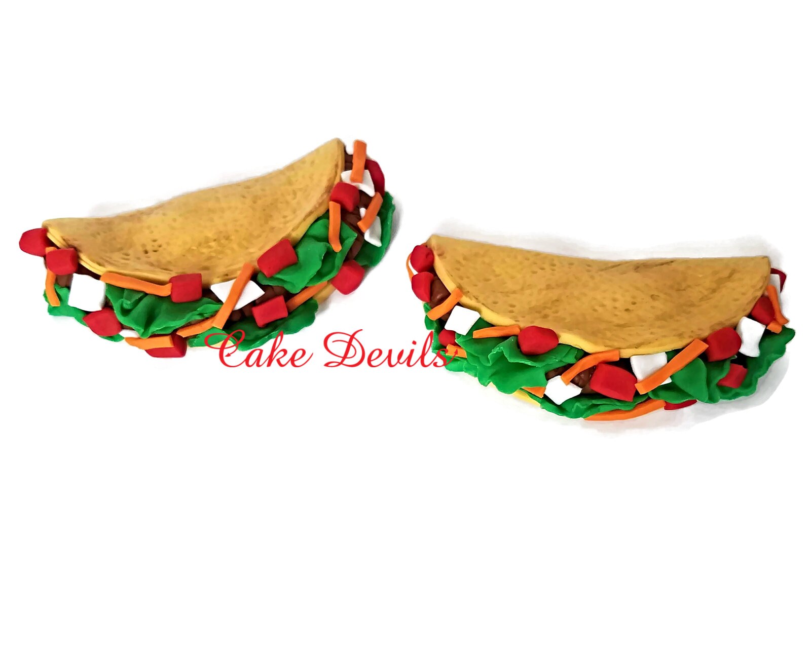Taco Cake Topper for Fiesta Themed Birthday Cake Fondant - Etsy