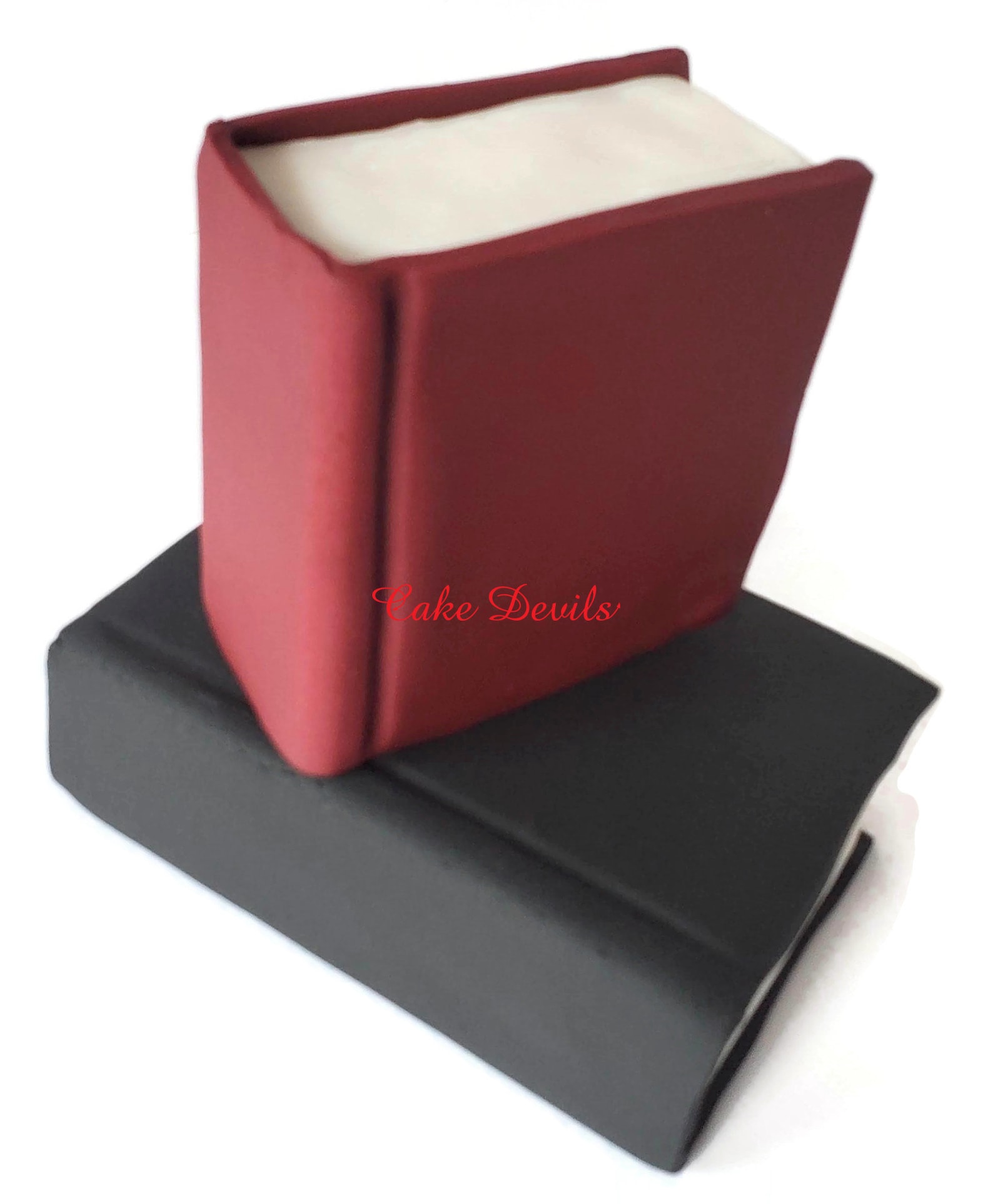 Fondant Stacked Books LARGE Cake Toppers Perfect for - Etsy