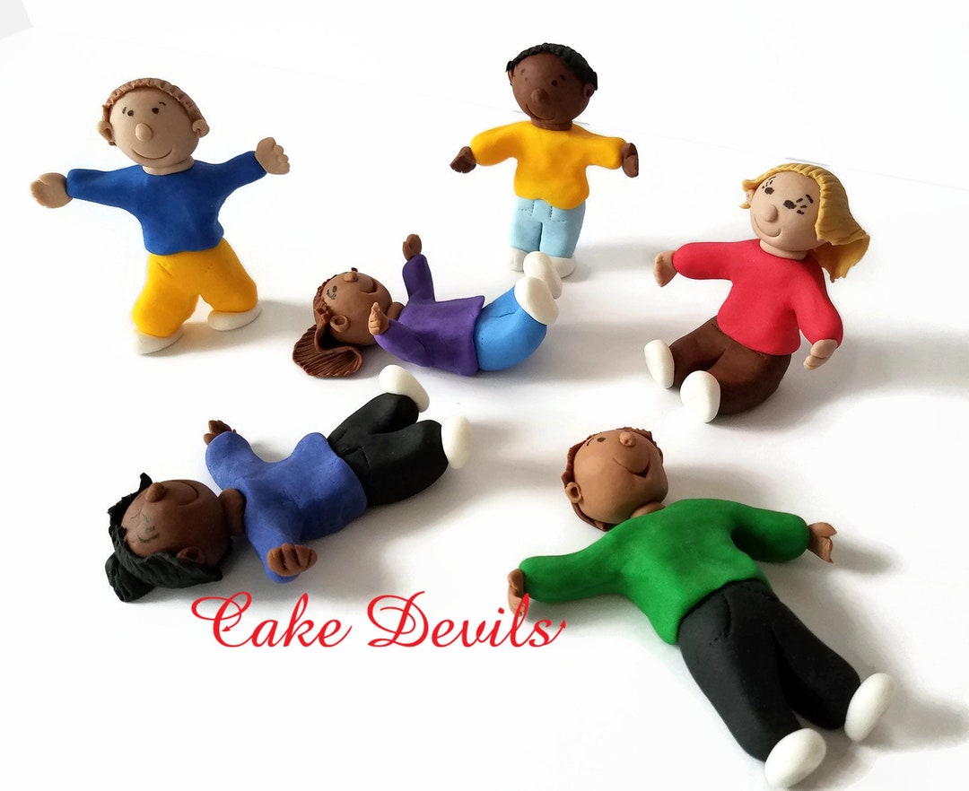 Trampoline Party, Trampoline Cake Toppers, Bounce House Cake, Handmade ...