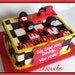 Race Car Fondant Cake Topper, Handmade Edible Sports Car Cake Topper ...