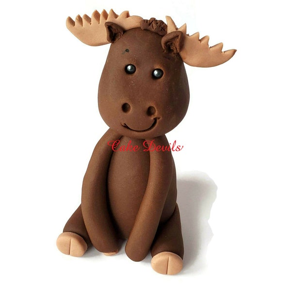 Moose Cake Toppers - Etsy