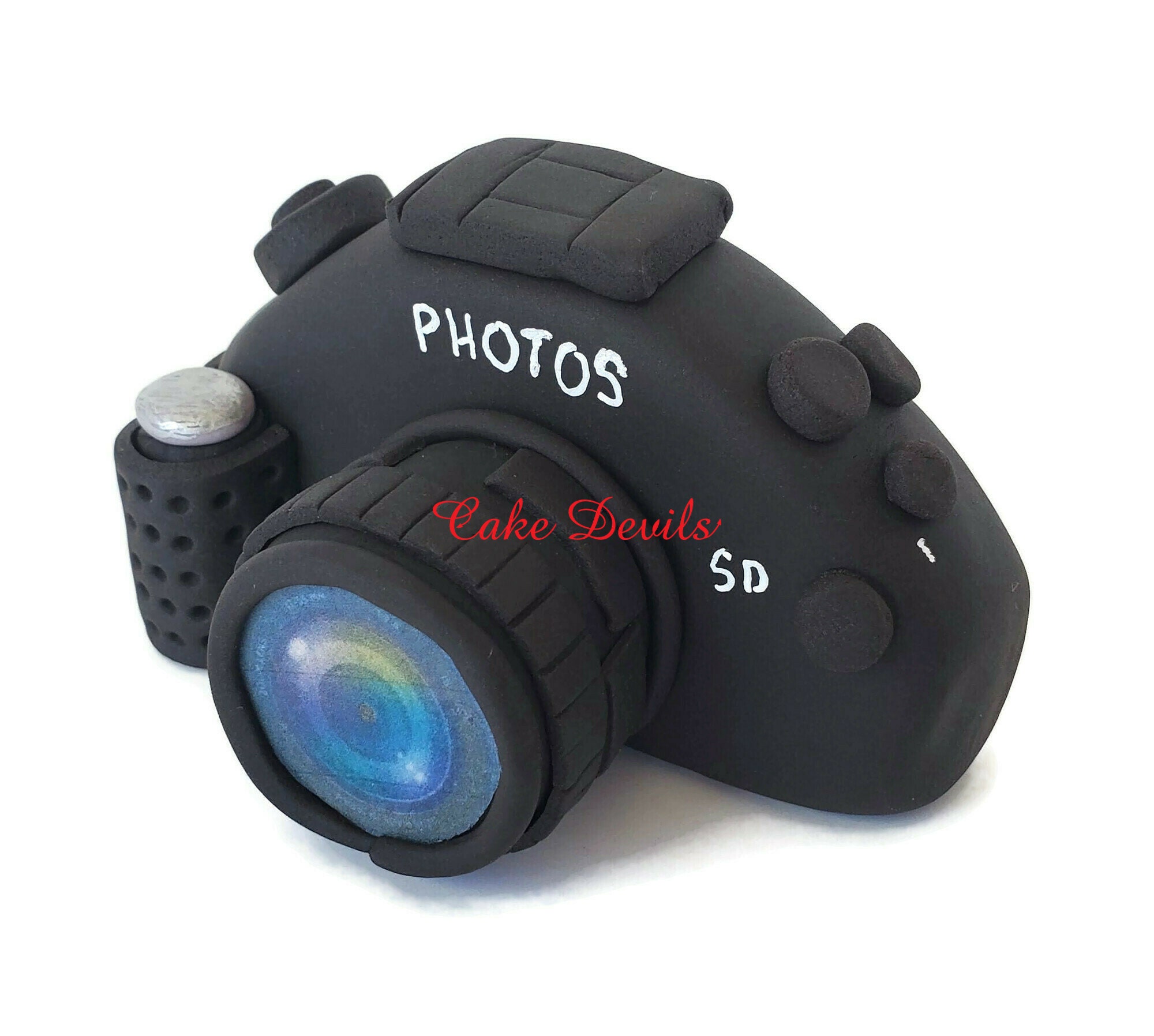 Fondant Camera Cake Toppers DSLR Cake Decoration Great for a | Etsy