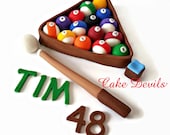 Snorkel themed fondant Cake Topper Kit, Swimmer Cake Decorations, Beach ...