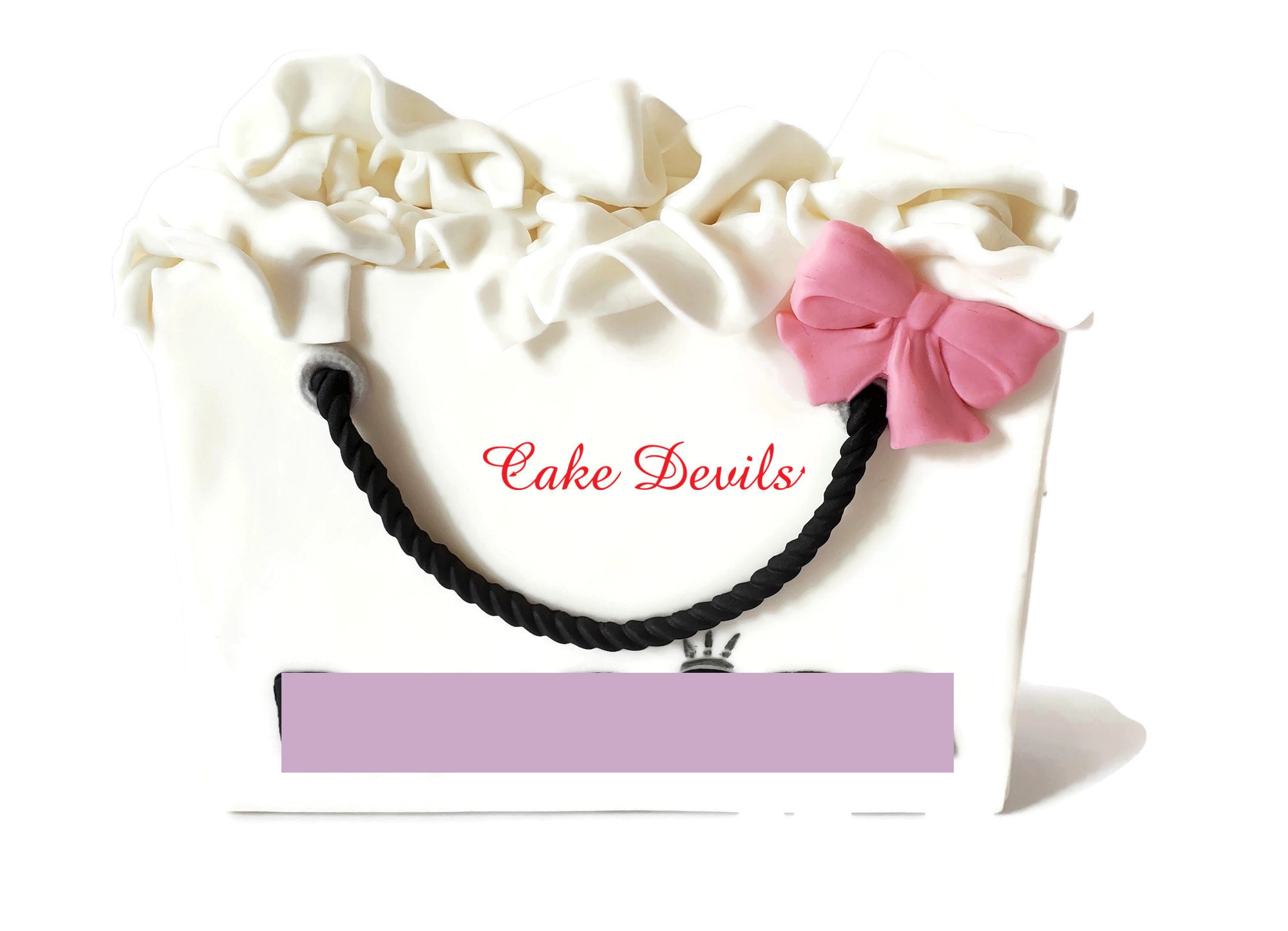 Fondant Shopping Cake Topper Set, Shopping Bag Cake, Braclet Cake ...