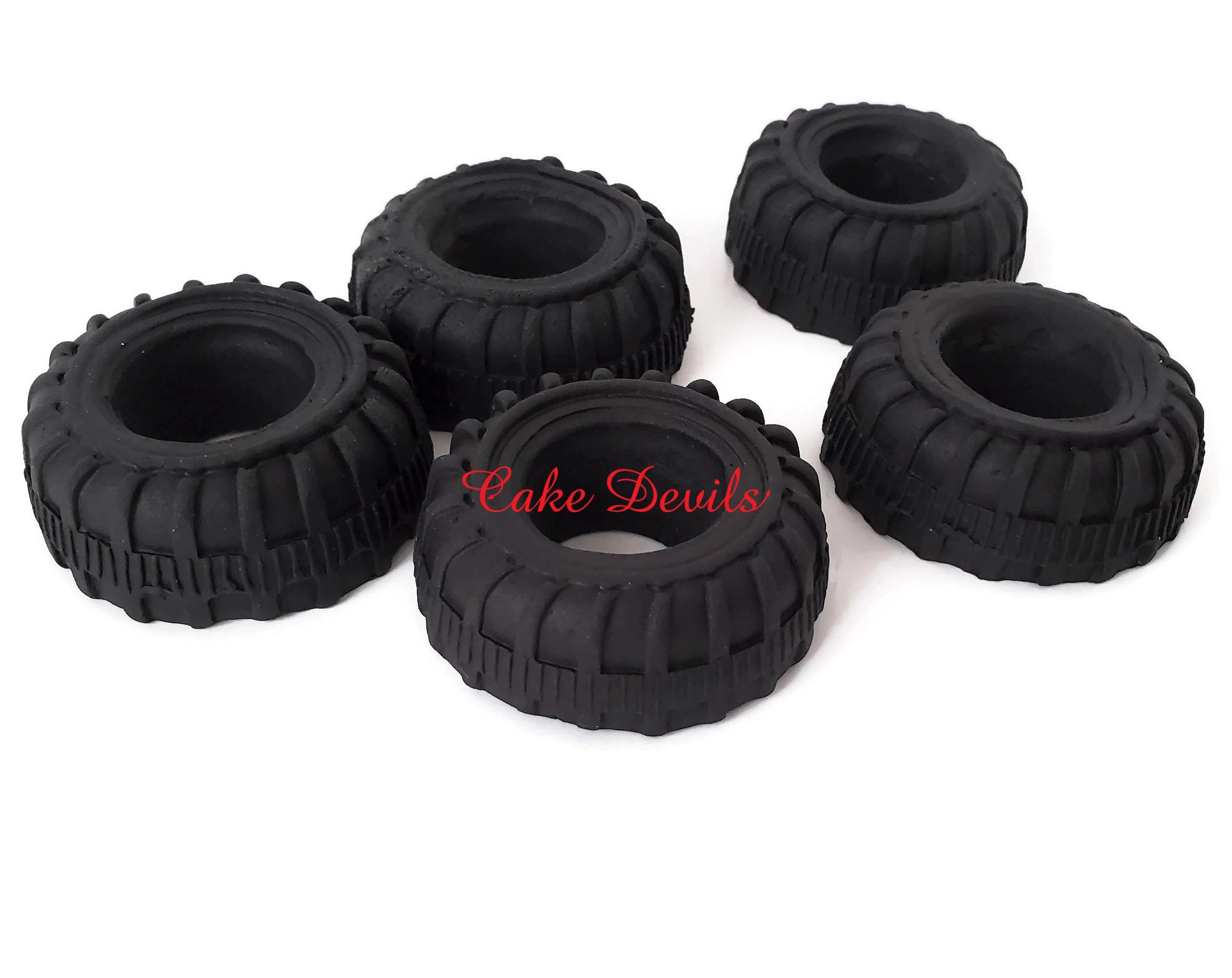 Fondant Tire Cake Decorations Edible Tires for Car or Truck - Etsy