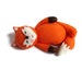 Fondant Sleeping Fox Cake Topper, Fox Cake Decoration, We Can Bearly ...