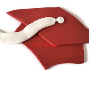 Flat Graduation Cap Cake Topper, Mortar Board and Diploma Cake ...