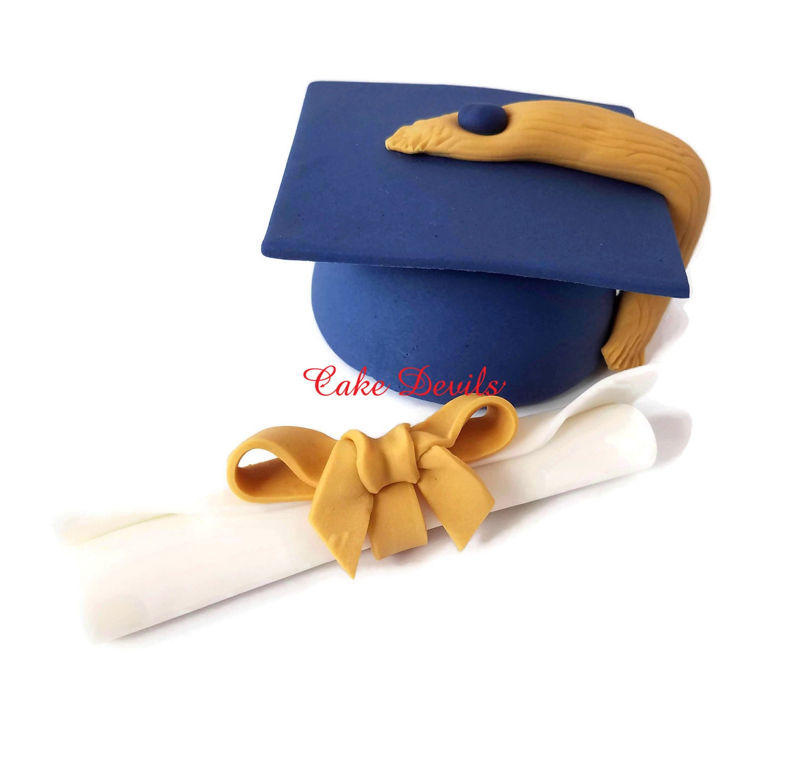 Graduation Cake Kit Fondant Graduation Toppers Handmade - Etsy