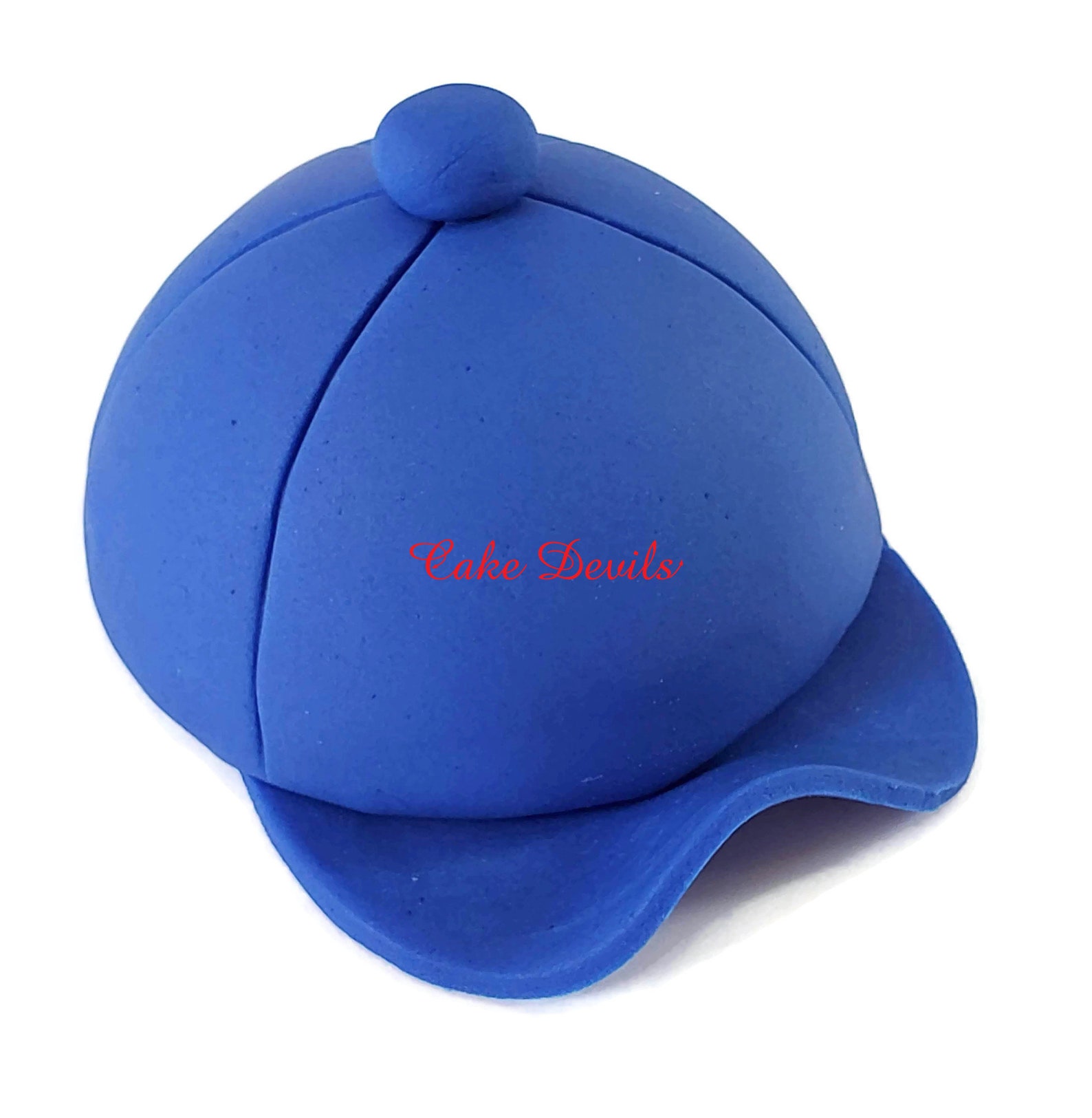 Fondant Baseball Cap Cake Topper Personalized Two Toned - Etsy