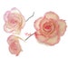 Large Ruffled Edge Gumpaste Roses Cake Toppers, Fondant Flower Cake ...