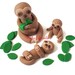 Fondant Baby Sloth Cake Topper, Handmade Little Sloth Sitting up Cake ...