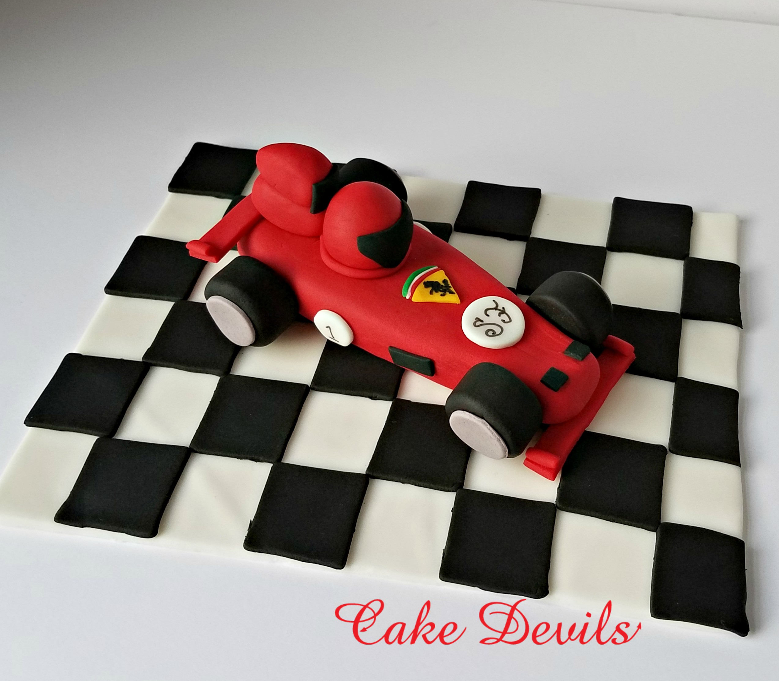 Small Race Cars Fondant