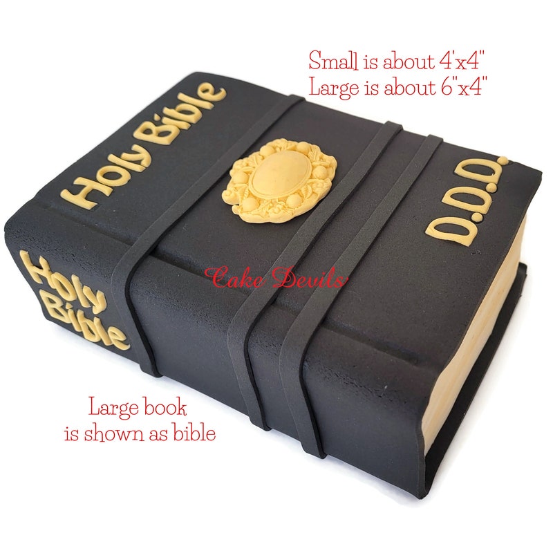 Holy Bible Cake Topper - Etsy