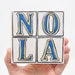 NOLA Tiles Stone Coaster- Home Malone New Orleans, Soaker Stone, the ...