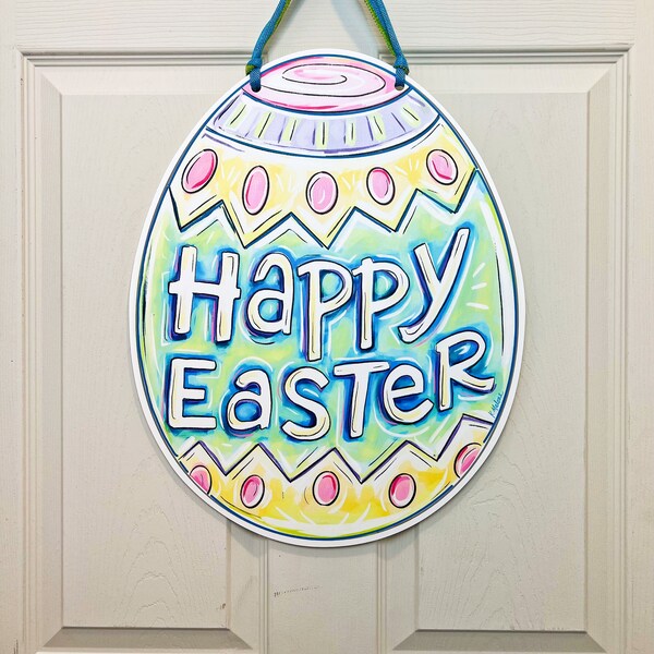 Easter Door Sign - Etsy
