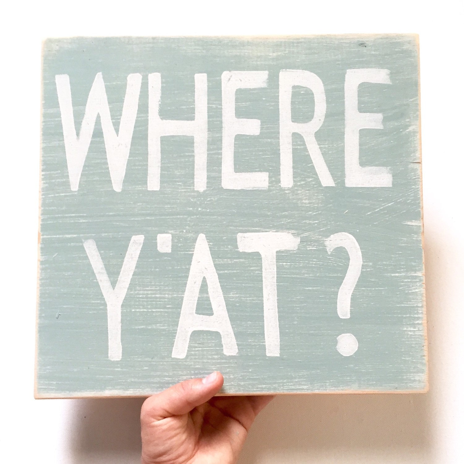 Where Y'at: Wood Sign New Orleans Art New Orleans - Etsy