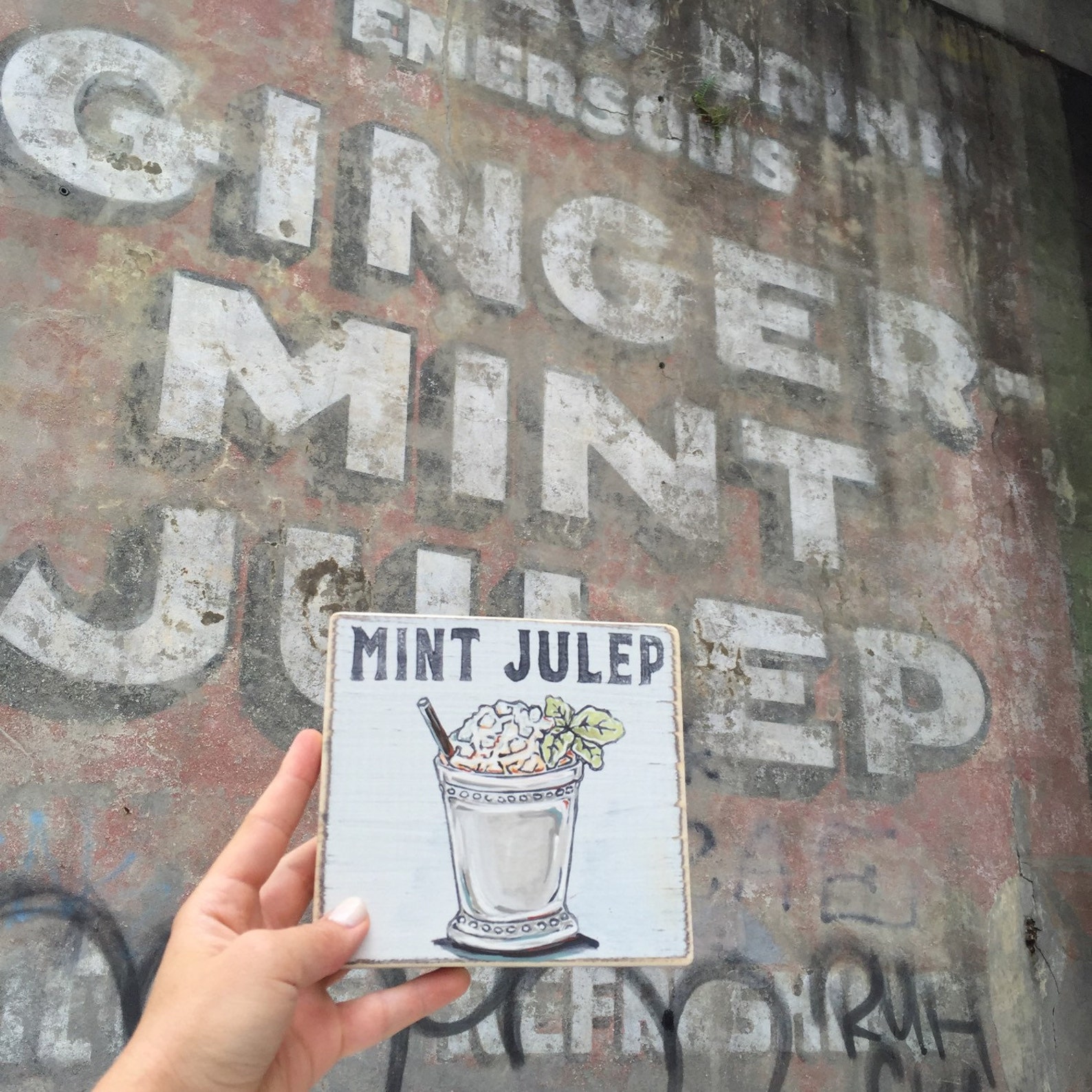 Mint Julep: Wood Sign Cocktail Art Southern Home Decor - Etsy