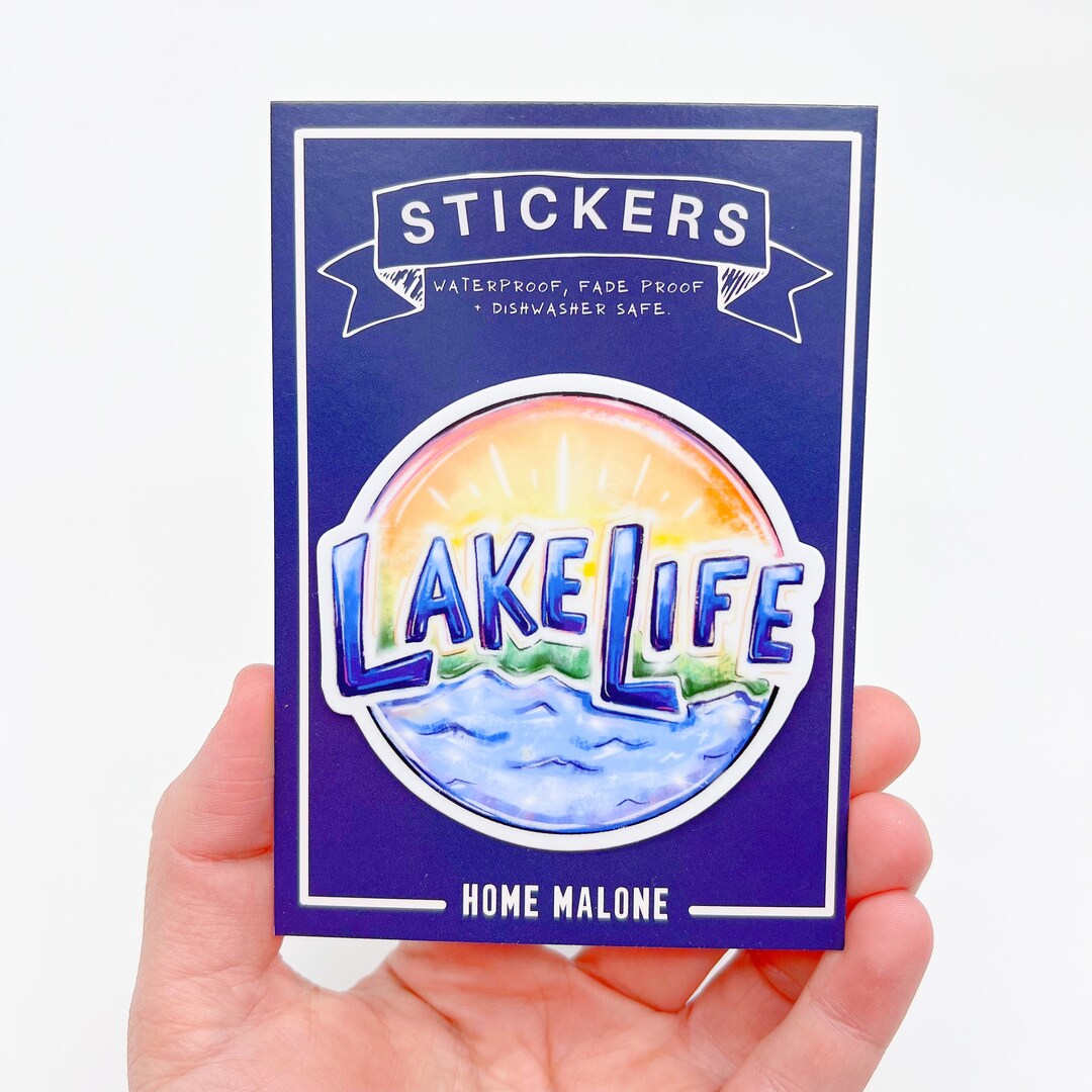 Lake Life Sticker New Orleans Art, Home Malone, Lakeshore, Mandeville ...